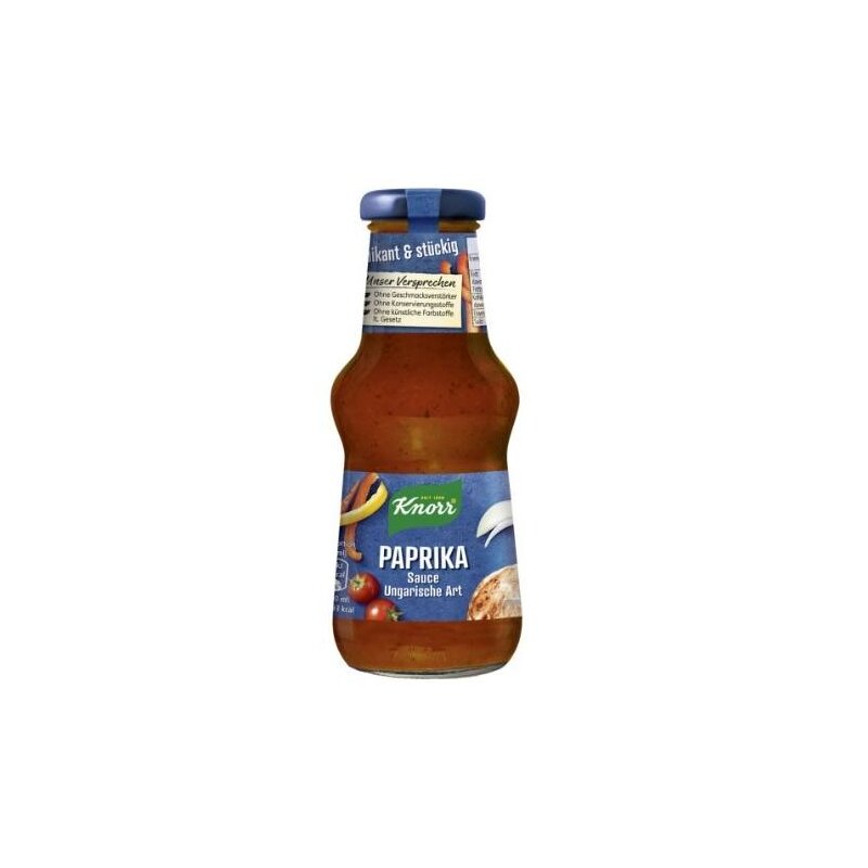 Knorr paprika sauce – buy online now! Knorr – German Mustard + sauces ...