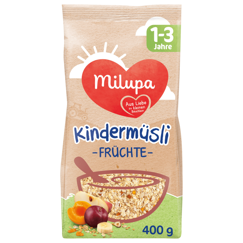 Milupa Kindermüsli fruits – buy online now! Milupa – German Children ...