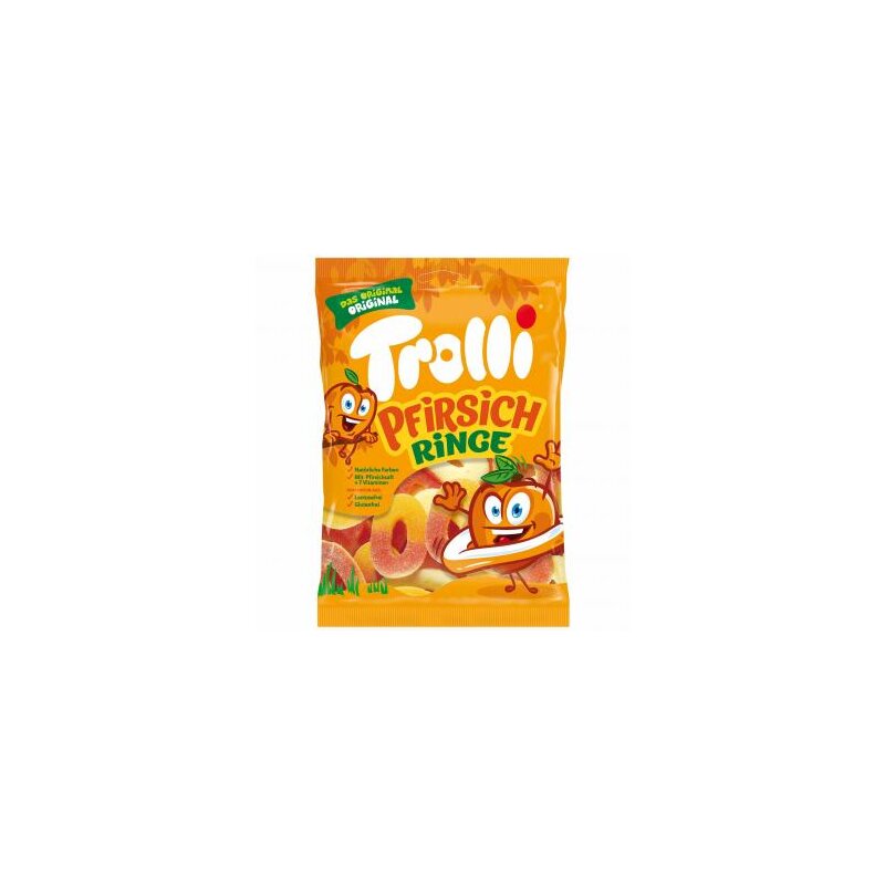 Trolli Pfirsichringe 150g – Jetzt bestellen! Trolli – Deutsch Bonbons ...