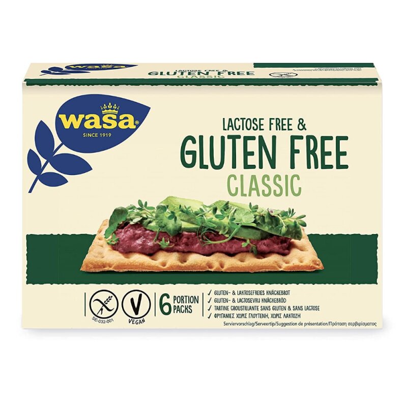 Wasa Knäckebrot Gluten & Lactose Free Classic 240g – Jetzt bestellen ...