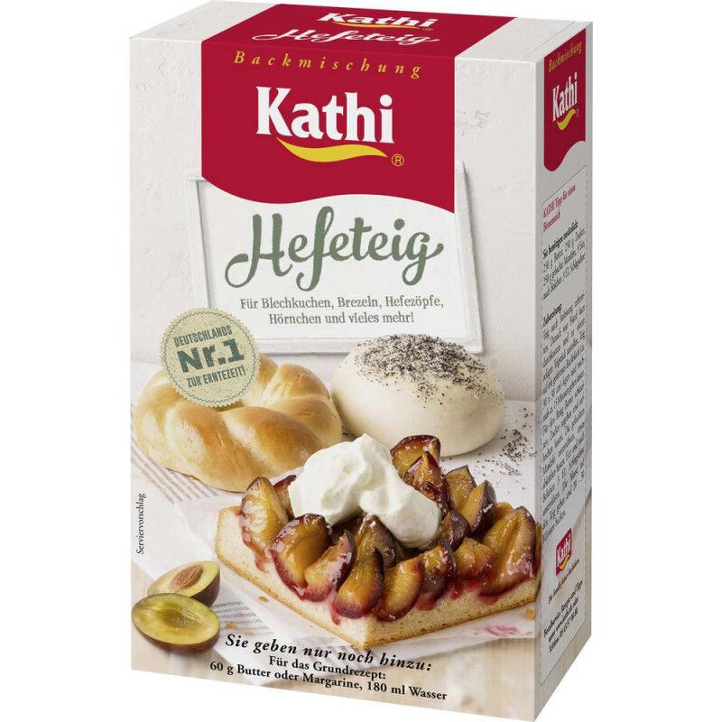 Kathi Backmischung Hefeteig 400g – Jetzt bestellen! Kathi Rainer Thie ...