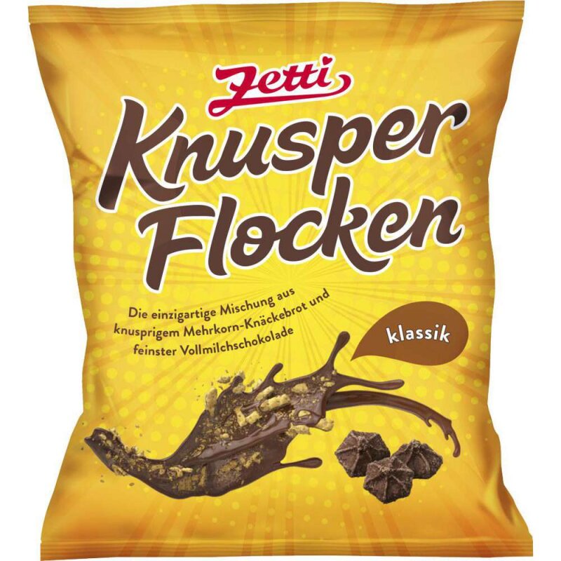 Zetti Crispy Flakes 130g – buy online now! Zetti – German Chocolate, € 4,35