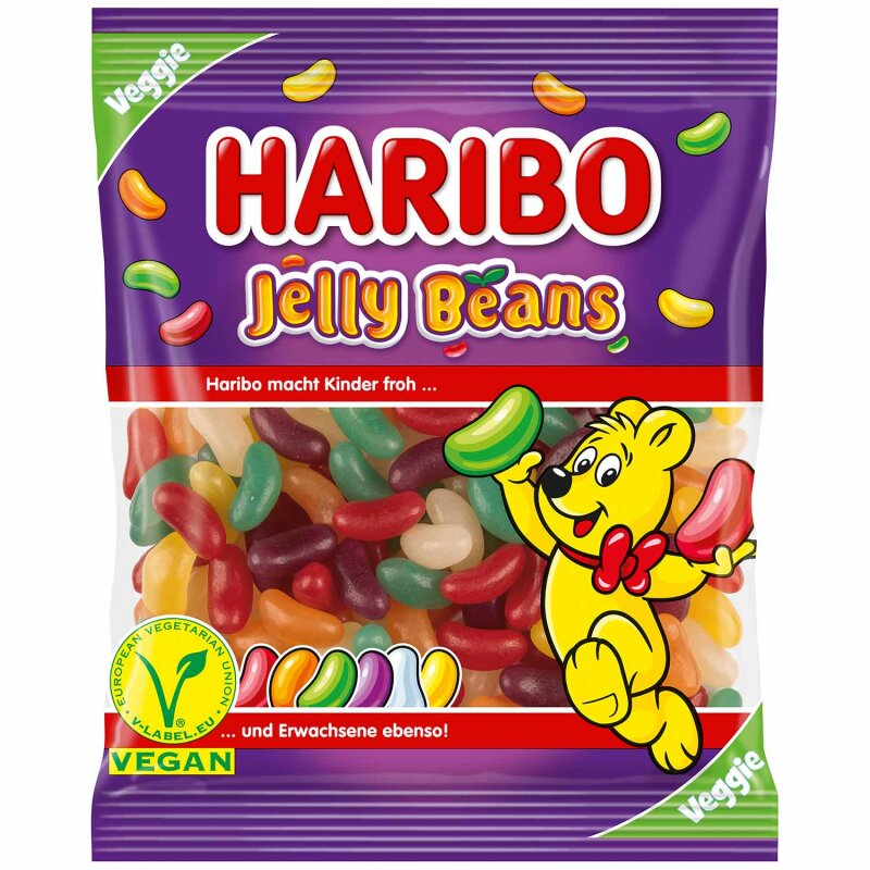 Haribo Jelly Beans veggie 160g – Jetzt bestellen! Haribo – Deutsch Bo ...