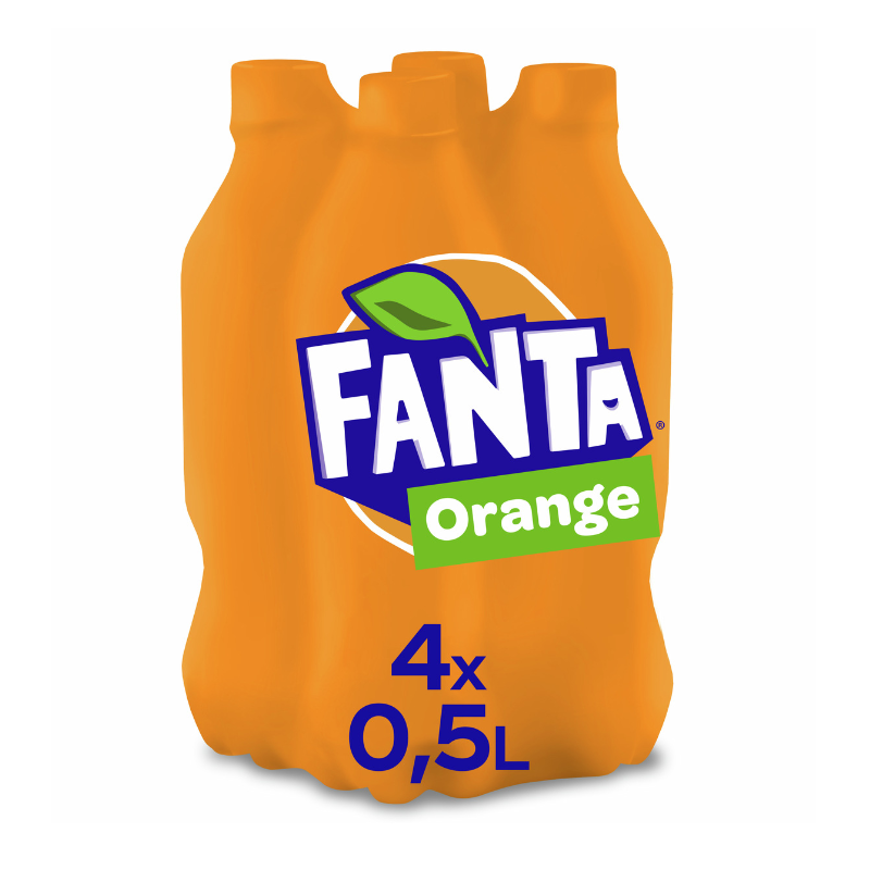 Fanta Orange 4x0,5l – Jetzt bestellen! Coca Cola – Deutsch Softdrinks ...