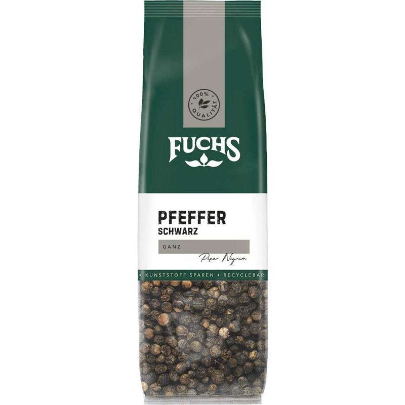 Fuchs Pepper Black Whole 60g – buy online now! Fuchs – German Spices ...