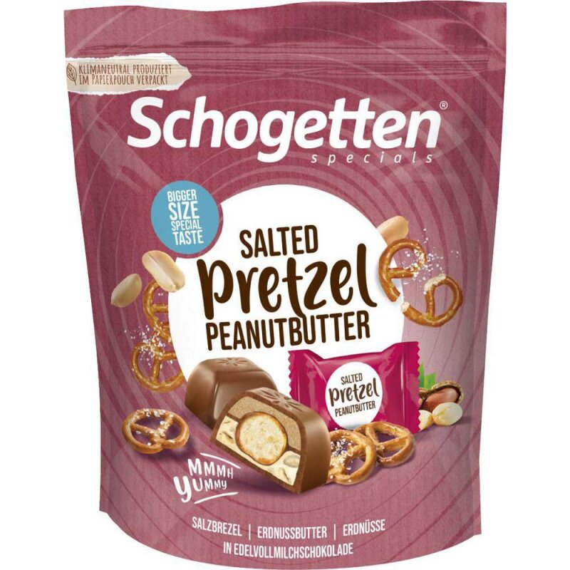 Schogetten Specials Salted Pretzel Peanutbutter 125g – Jetzt bestelle ...