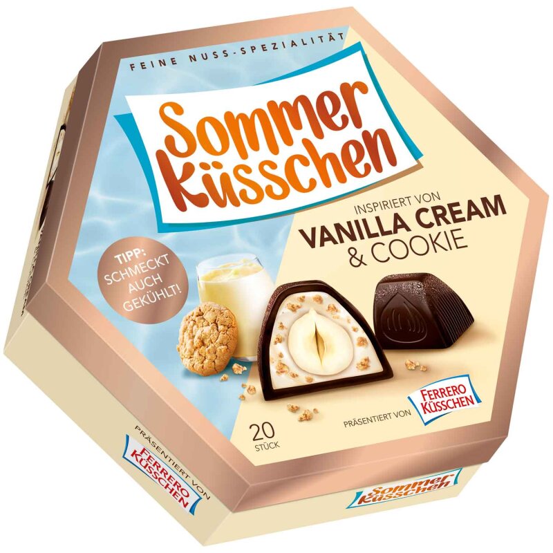 Ferrero Küsschen Vanilla Cream & Cookie - limited edition – Jetzt bes ...